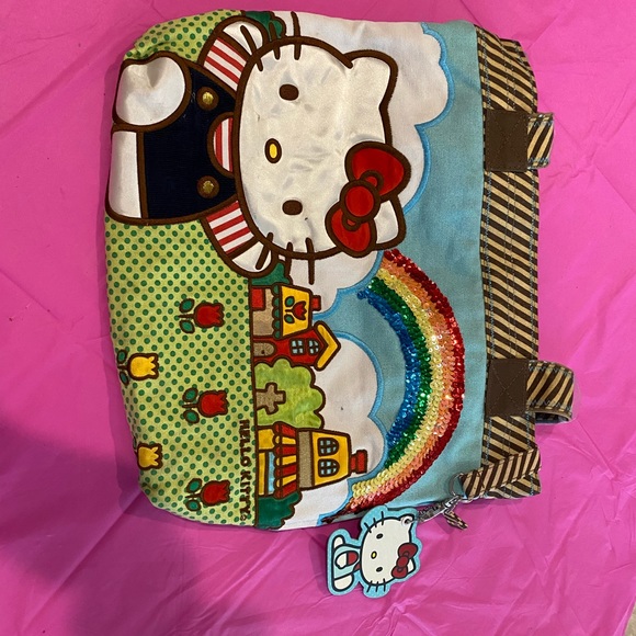 Hello Kitty | Bags | Hello Kitty Rainbow Purse Few Marks On Purse See ...